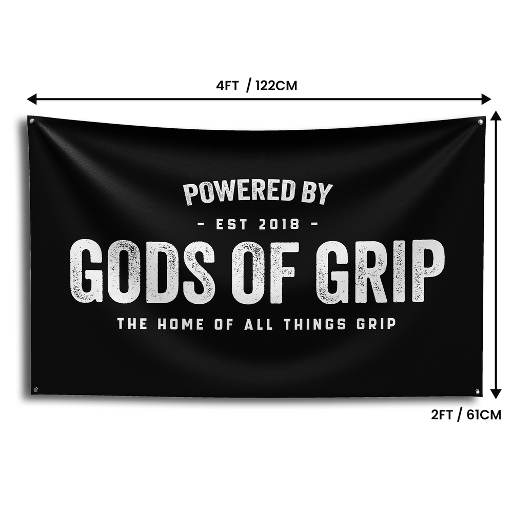 Gods Of Grip Banners - Perfect For Home Gyms