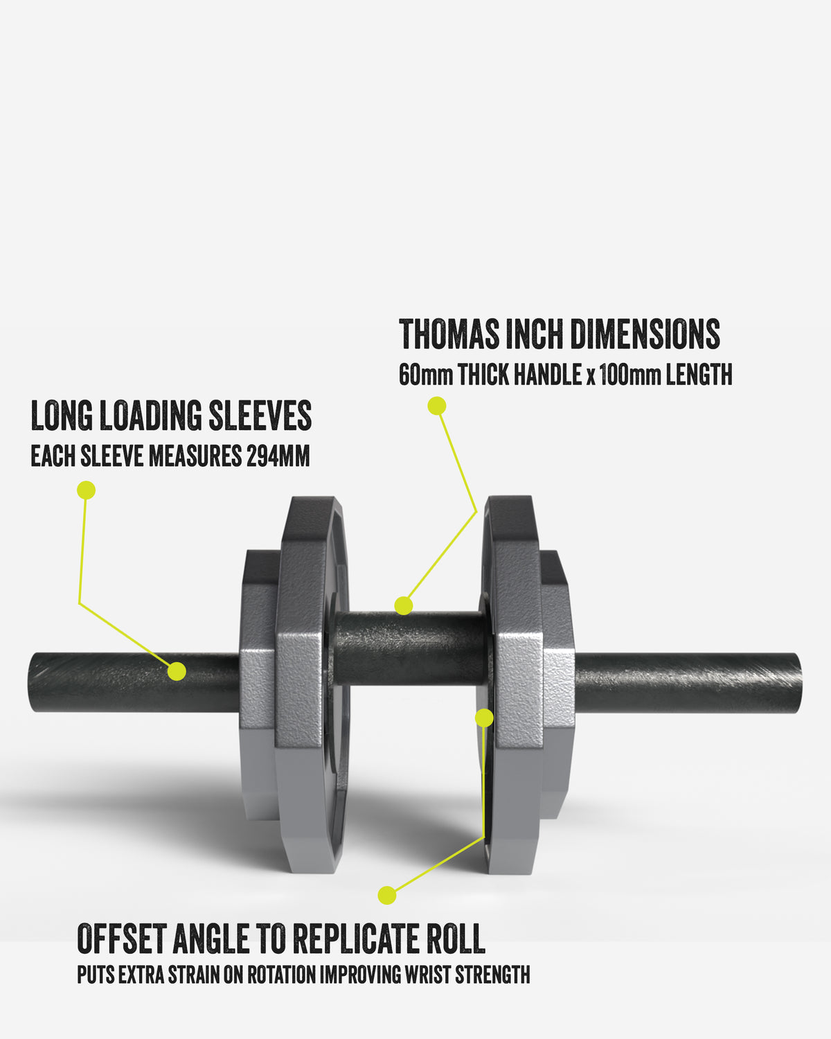 Thomas Inch Dumbbell Trainer - Gods Of Grip