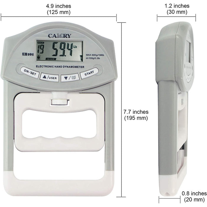Electronic Hand Grip Dynamometer - Gods Of Grip